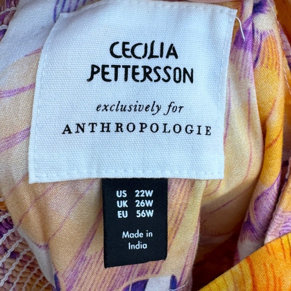 Anthropologie | Dresses | Anthropologie Cecilia Pettersson Tropical ...